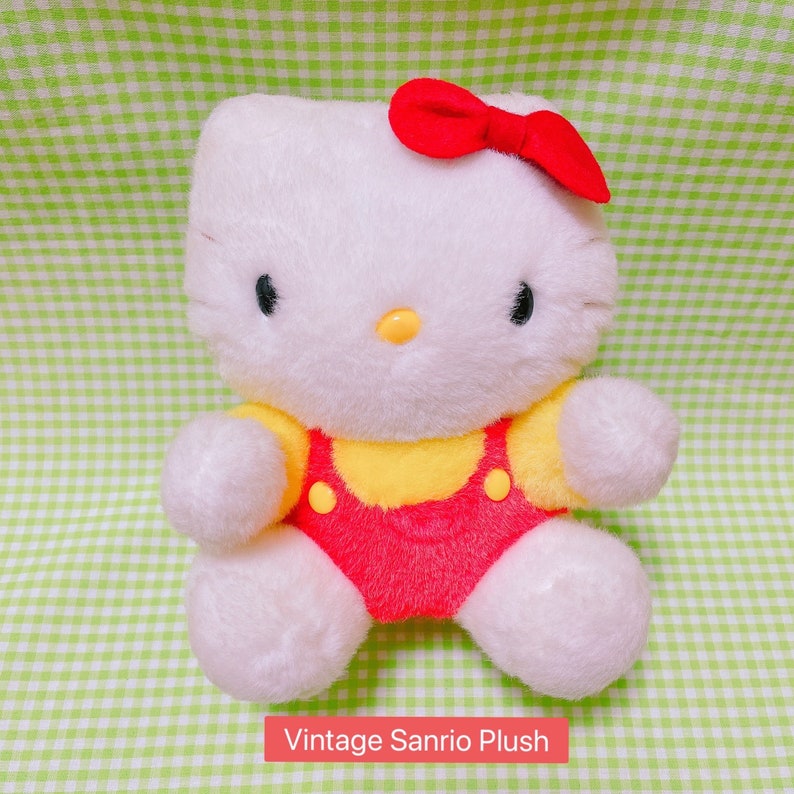 Vintage Hello Kitty Plushie Retro Plush Collectible - Etsy