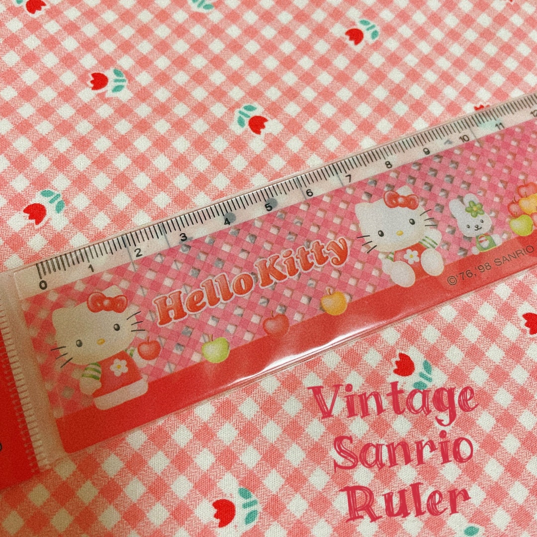 Vintage Sanrio Hello Kitty School Ruler '90s | Vintage Sanrio ...