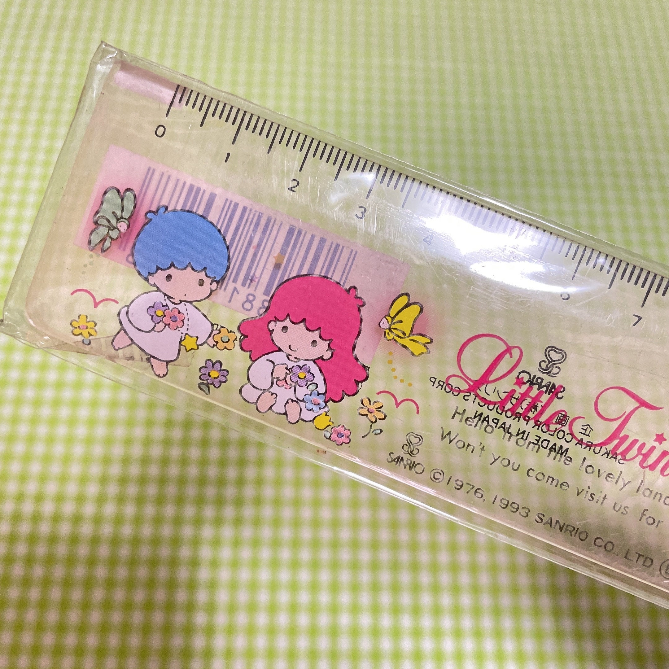 Vintage Sanrio Little Twin Stars School Ruler Vintage Sanrio Stationery ...