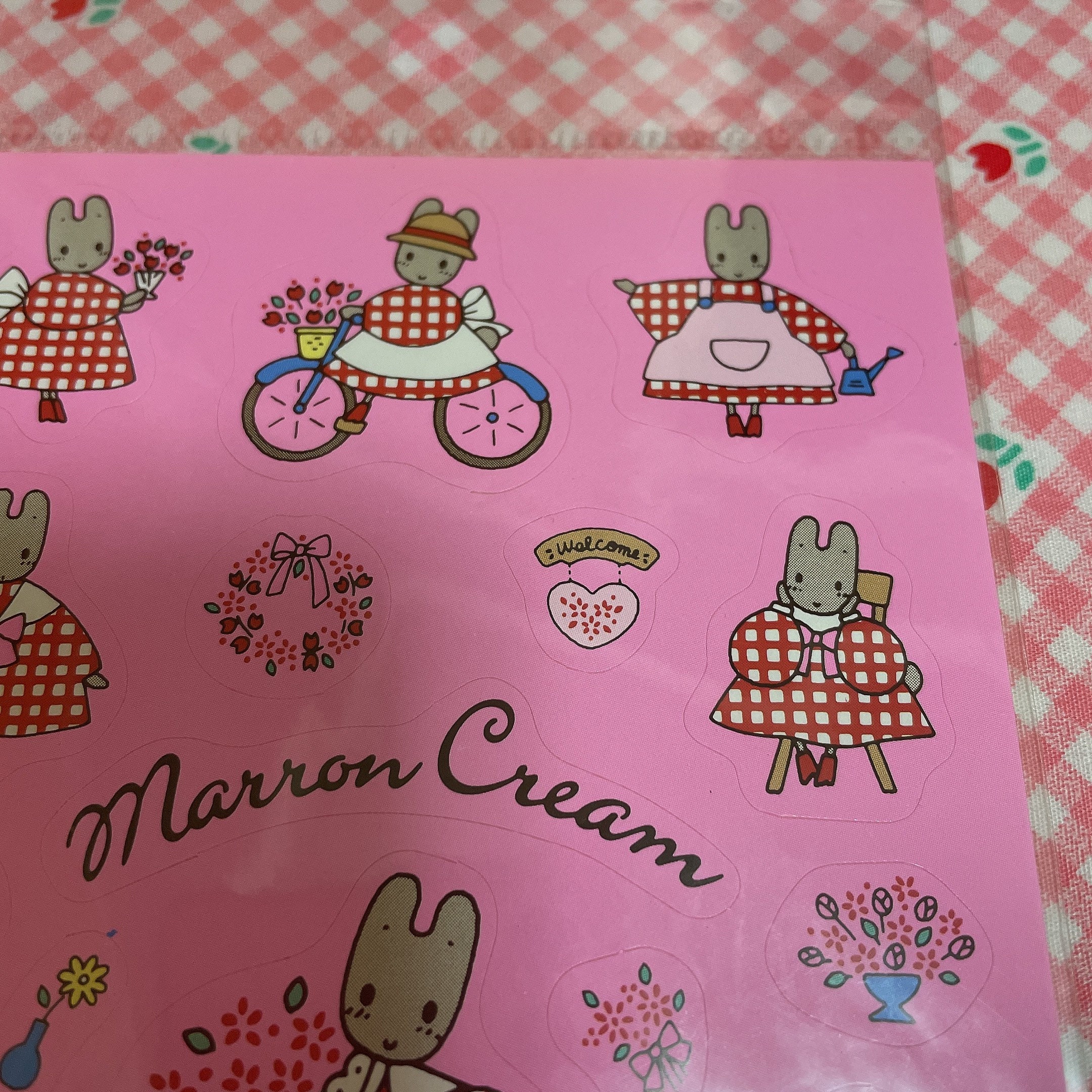 Vintage Marron Cream Sticker Sheet Sanrio 1992 - Etsy