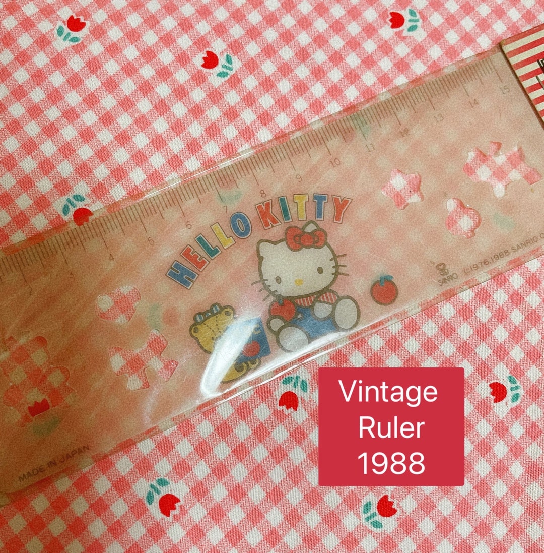 Vintage Sanrio Hello Kitty School Ruler Vintage Sanrio - Etsy