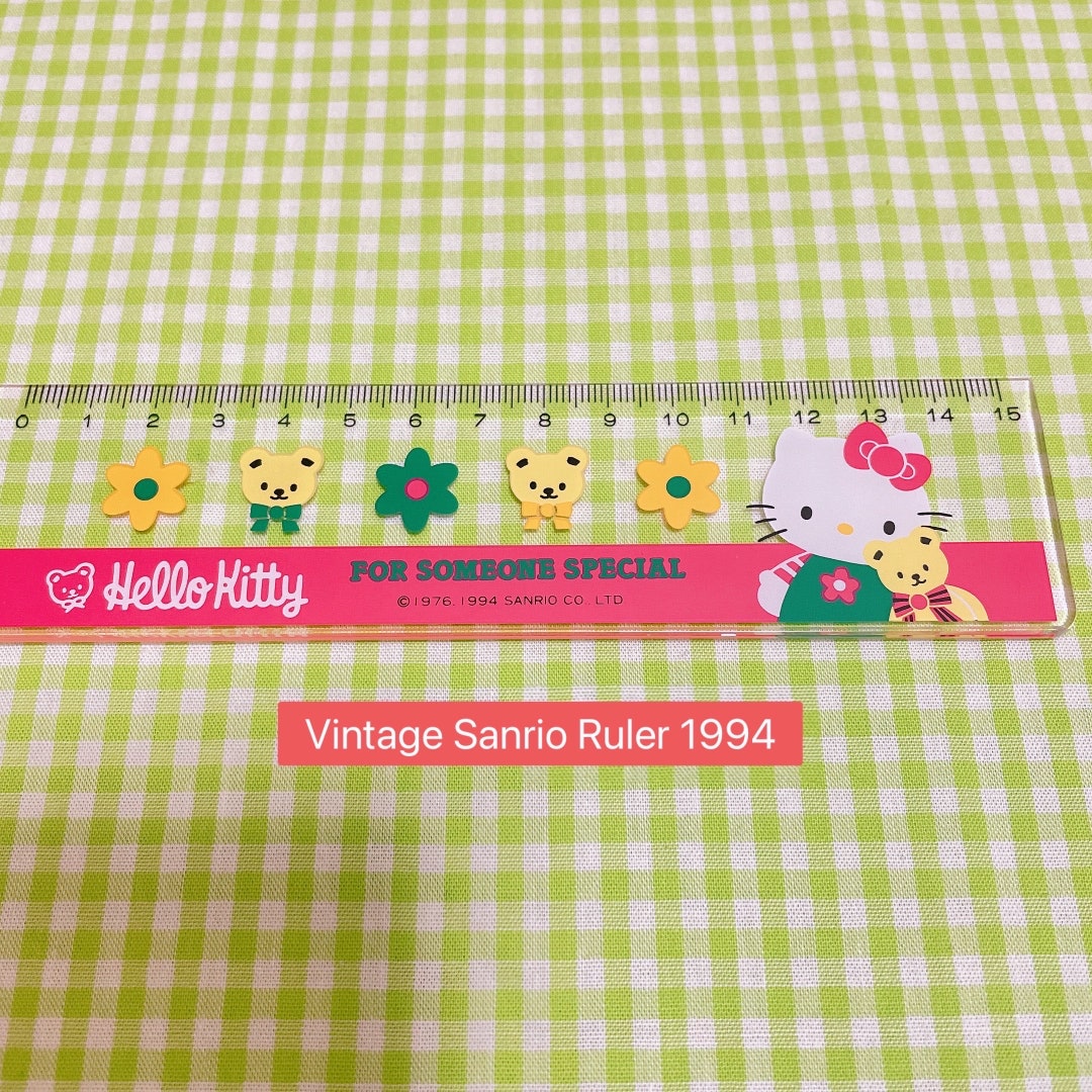 Vintage Sanrio Hello Kitty School Ruler Vintage Sanrio Stationery ...