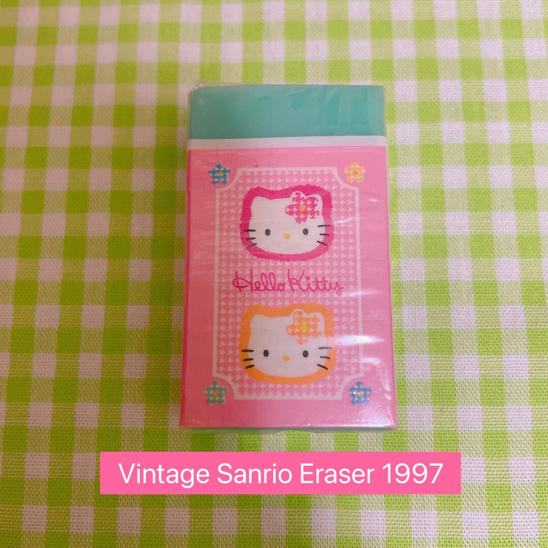 Vintage Sanrio Hello Kitty Eraser '90s Sanrio Eraser Sanrio Character ...