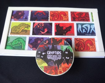 Mothman Stamp - Etsy