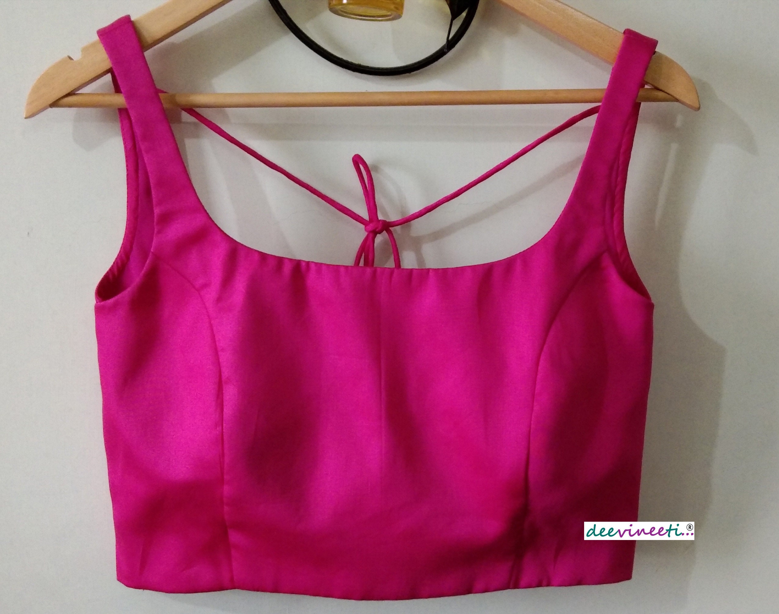 Made to Order Indian Modal Satin Pink Saree Lehenga Blouse | Etsy