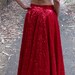 Made to Order Indian Designer Red Sequins Layered Lehenga - Etsy