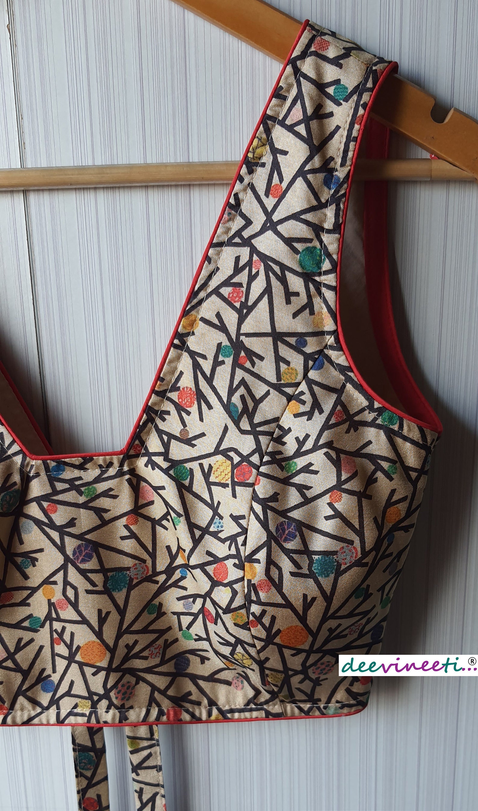 Made to Order Indian Beige Printed Khadi Silk Saree Lehenga | Etsy