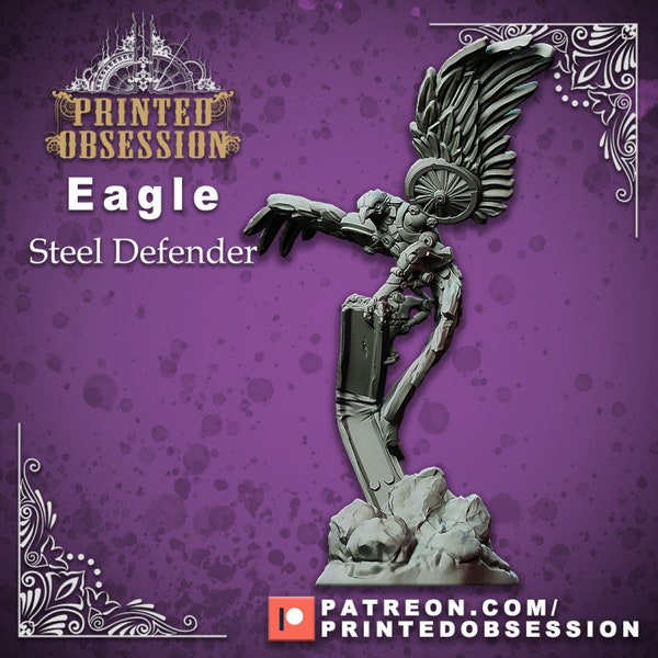 Steel Defender Miniature - Etsy