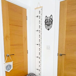 Wall Hanging Height Chart, Kid Height Ruler, Scandinavian Growth Chart ...