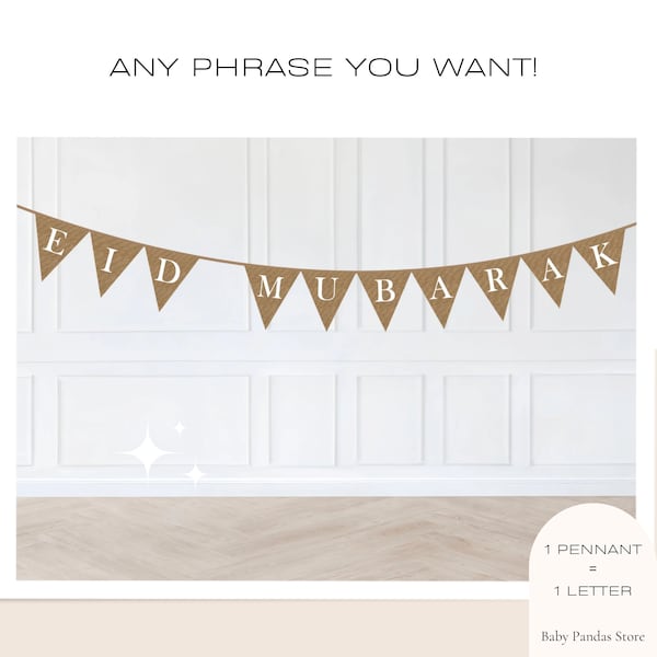 Jute Banner - Etsy
