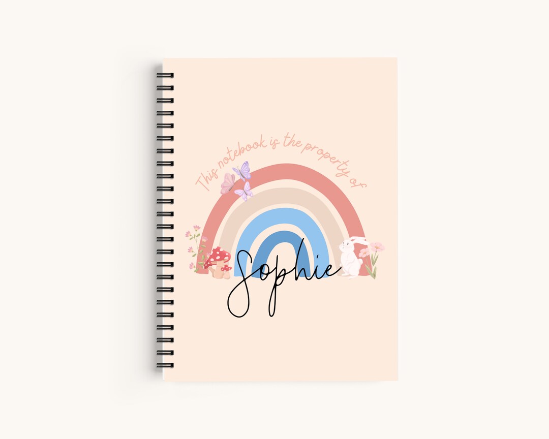 Journal pour enfants du pays des merveilles, carnet personnalisé pour ...