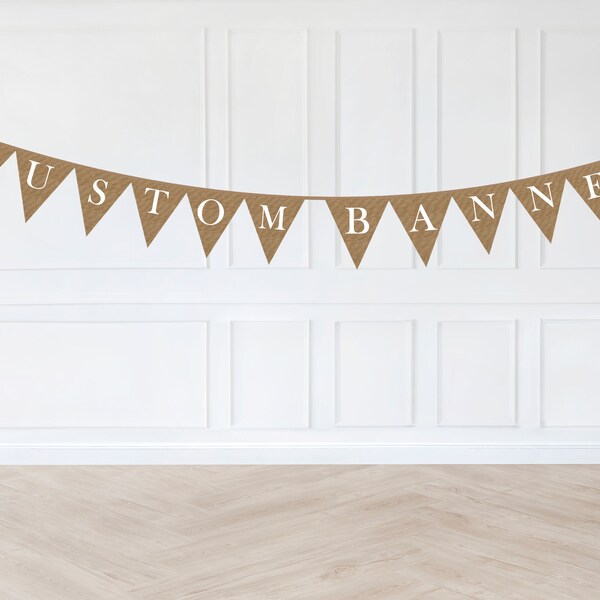Custom Pennant - Etsy