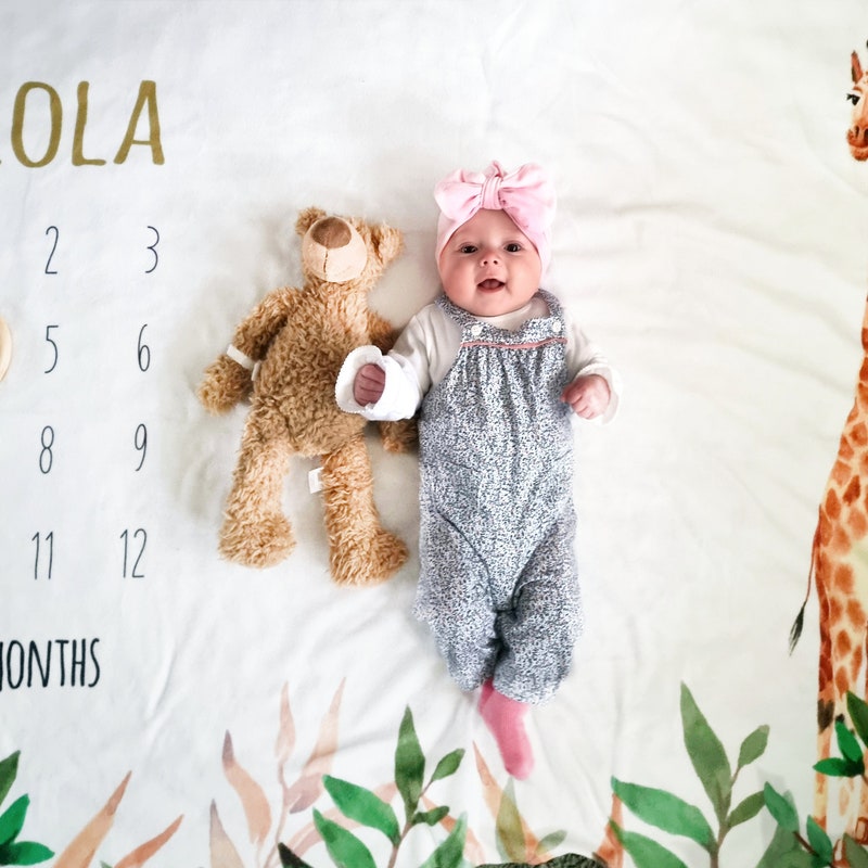 Baby Milestone Blanket - Etsy