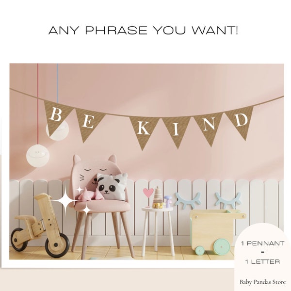 Be Kind Banner - Etsy UK