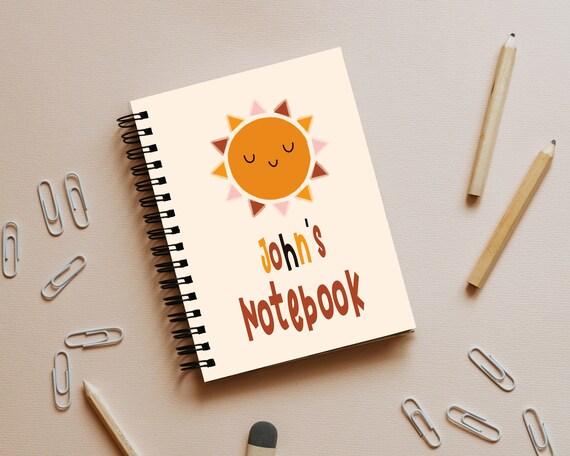 Children Notebook Personalised Kid's Notebook Kids - Etsy