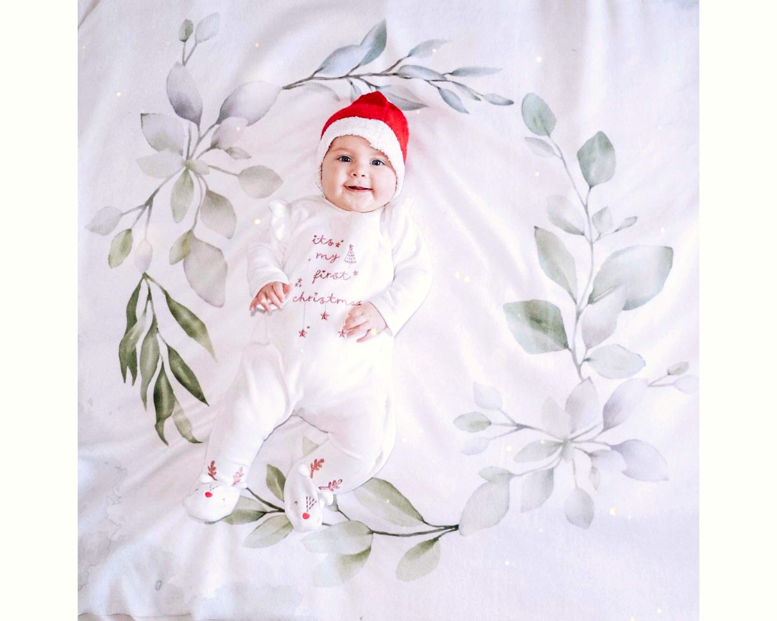 Foliage Milestone Blanket Milestone Mat for Boys Baby Boy | Etsy