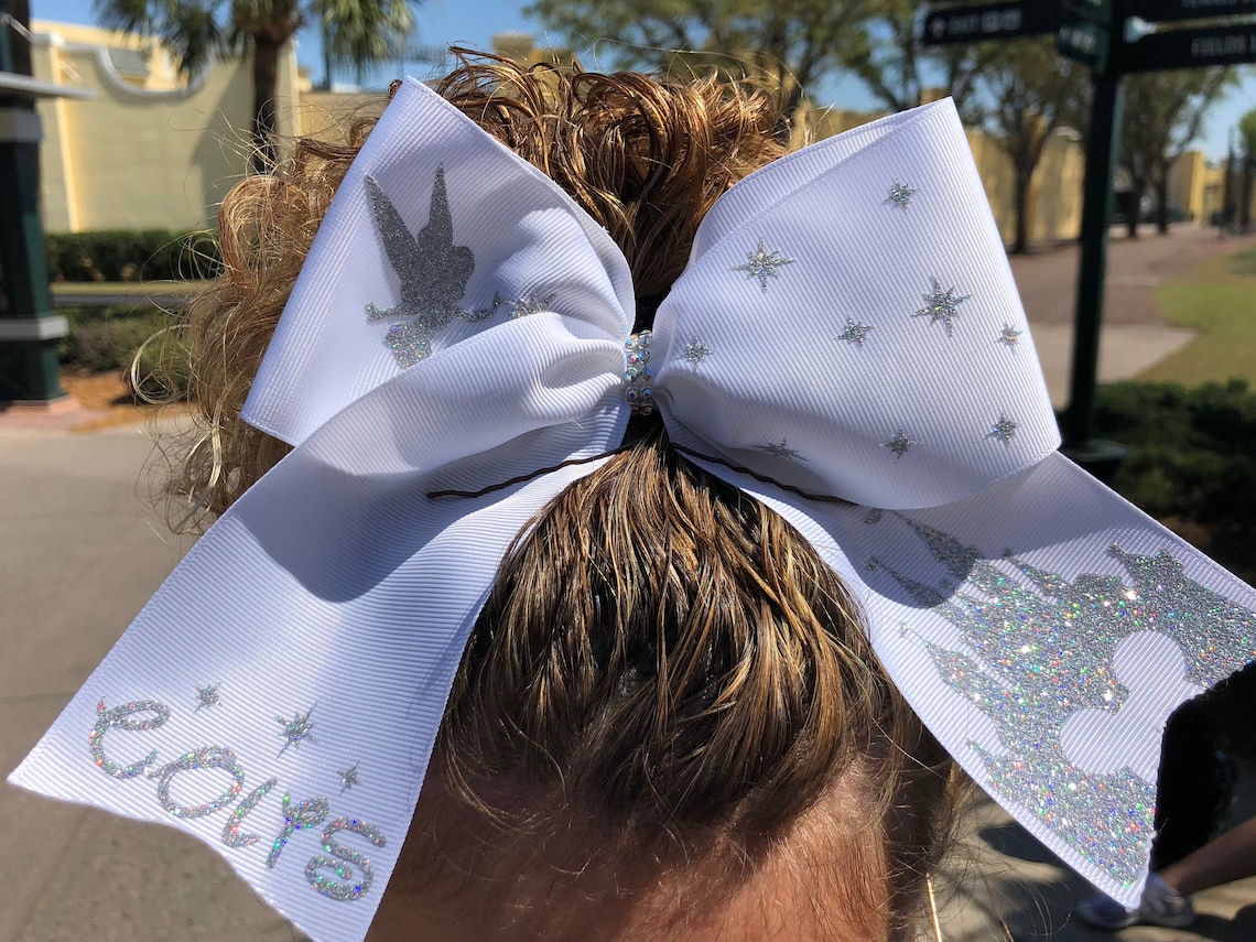 Light up Disney Cheer Bow - Etsy