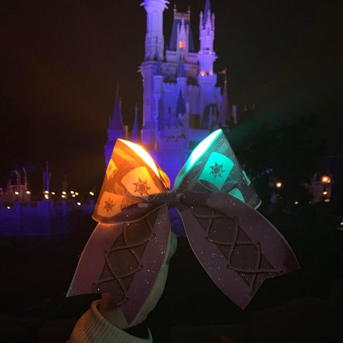 Light up Disney Cheer Bow - Etsy