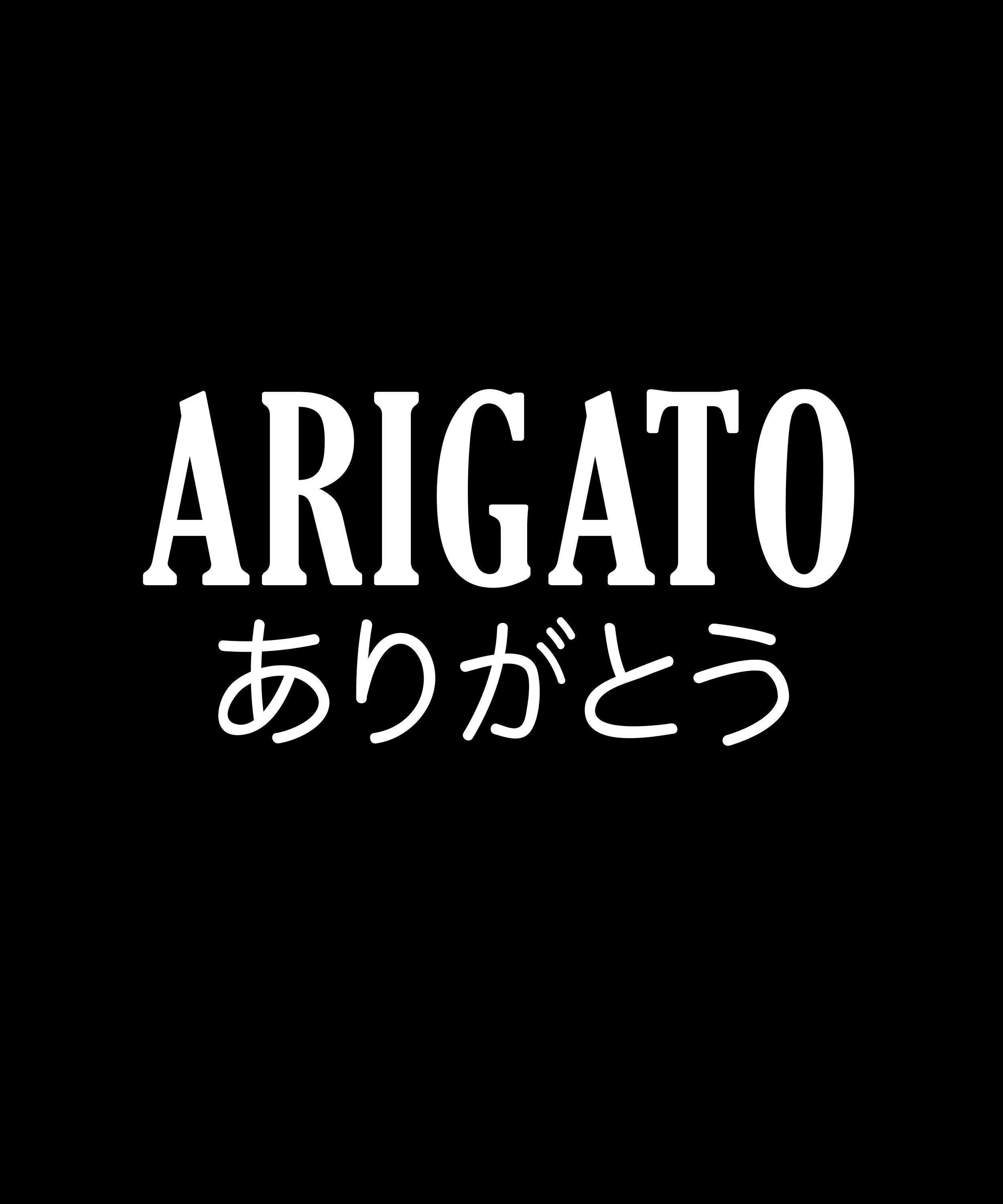 Arigato Shirt - Arigato Japanese - Arigato Kanji Shirt - Japanese Kanji ...