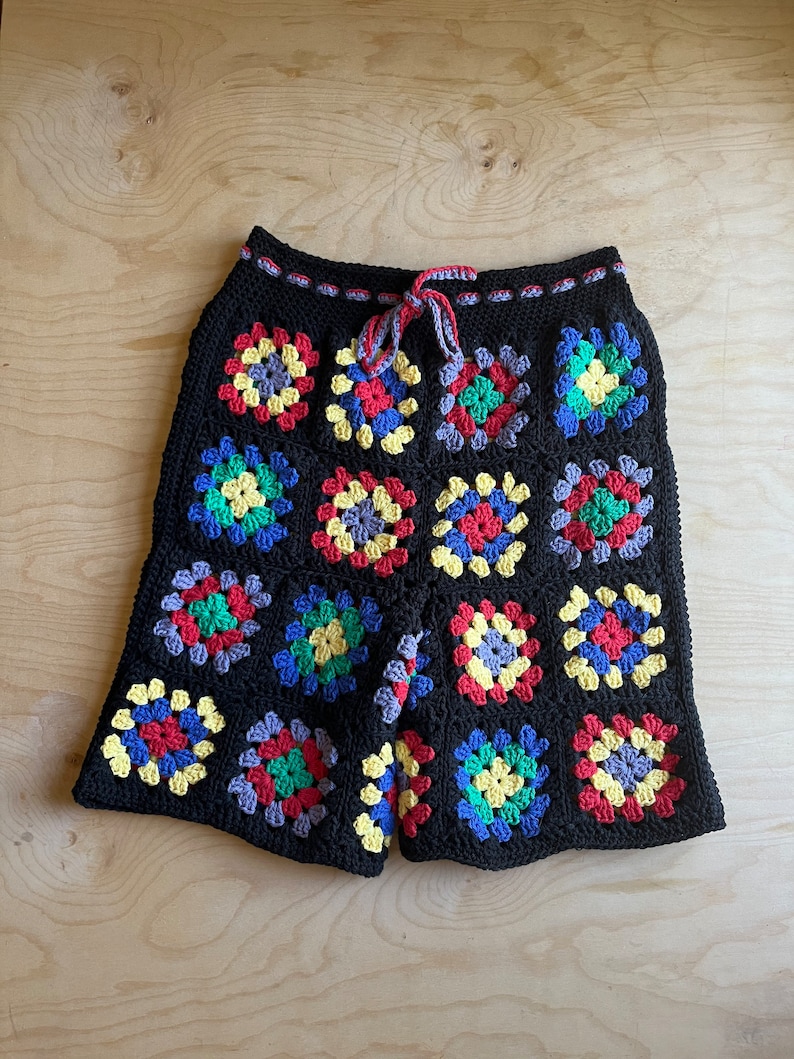 Granny Square Crochet Shorts - Etsy