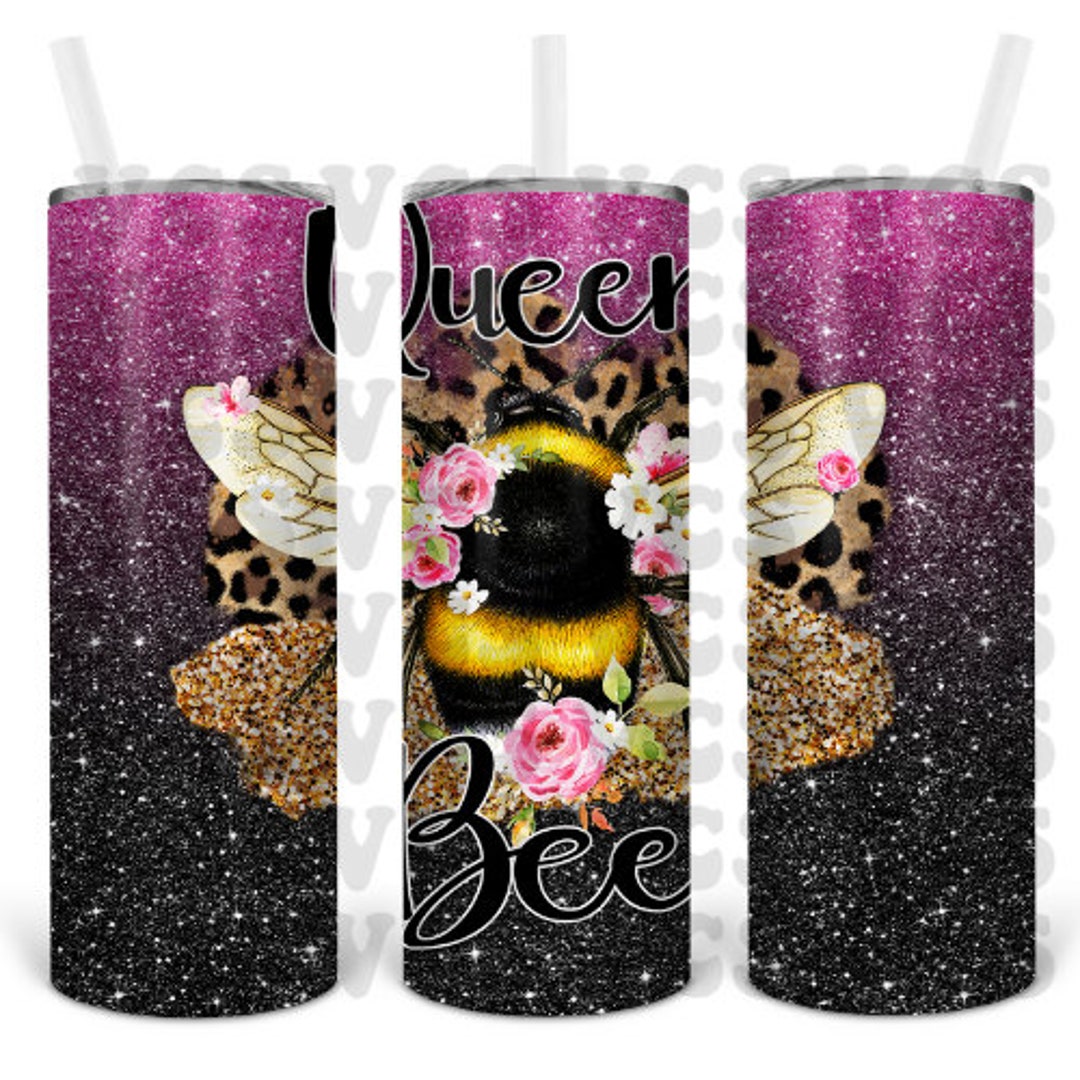 Queen Bee Tumbler, Queen Bee Sublimation Tumbler, Custom Sublimation ...