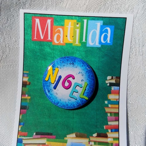 Matilda Inspired Show Pin Nigel Show Swag Musical Theatre - Etsy