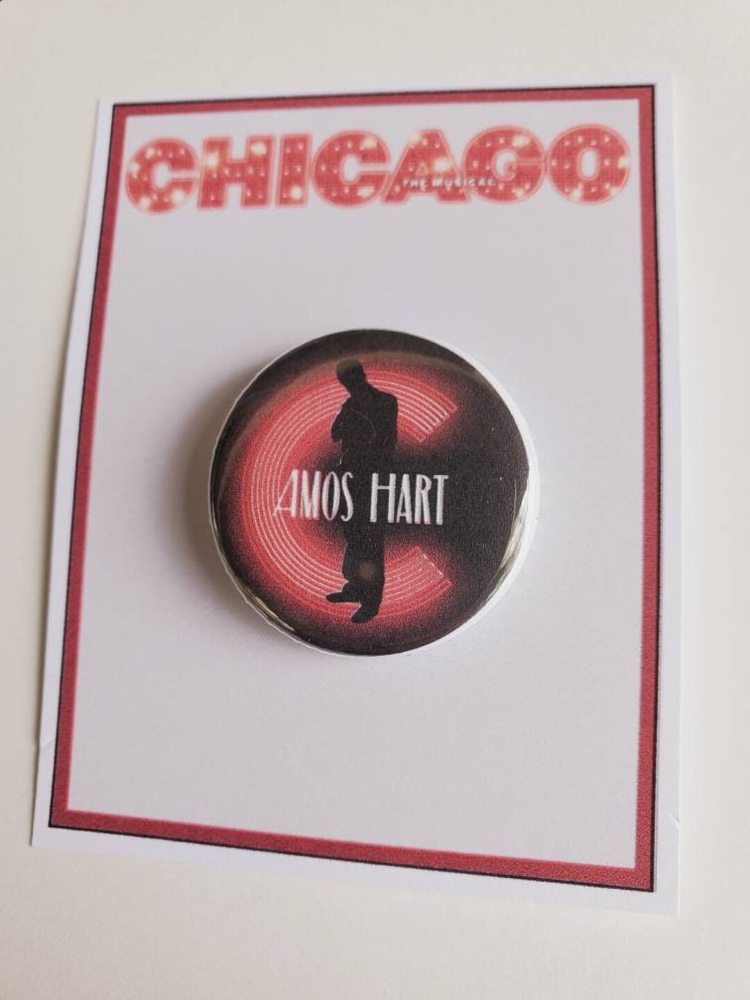 Amos Hart Pin Chicago the Musical Inspired Pin Pinback Cast - Etsy