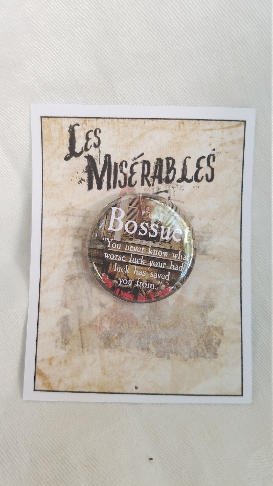 Bossuet Pin Les Mis Barricade Boy Les Miserables Cast Gift - Etsy