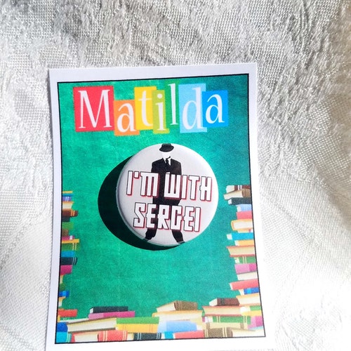 Matilda Inspired Show Pin Nigel Show Swag Musical Theatre - Etsy