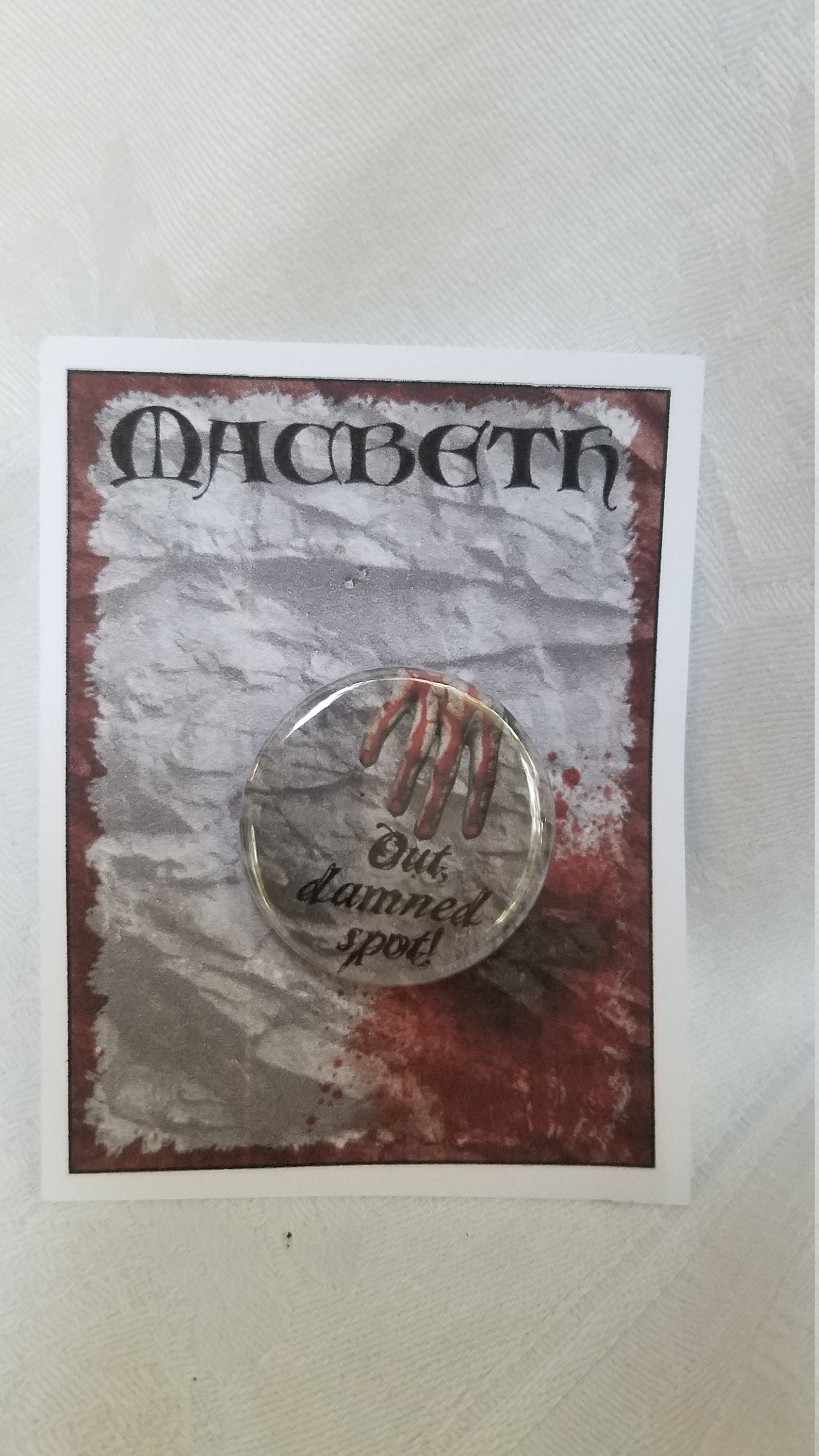 Lady Macbeth Out Damned Spot