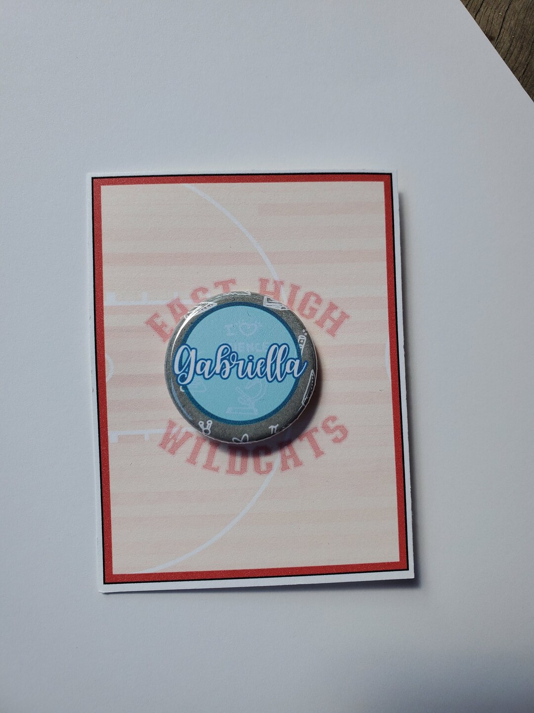 Gabriella Montez Pin High School Musical Inspired Cast Gift - Etsy