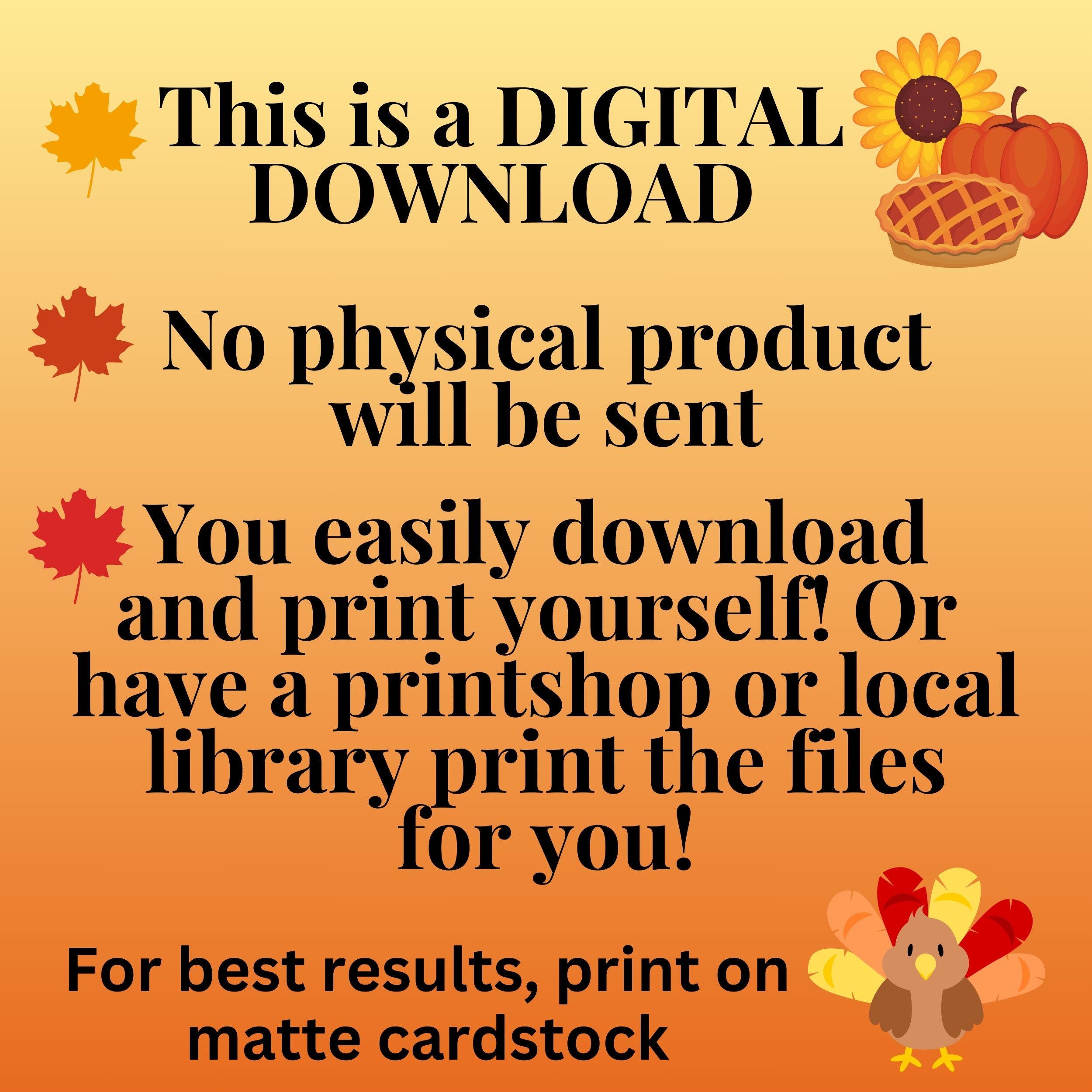 Autumn Scavenger Hunt Game for Young Children Little Kid's Activity ...