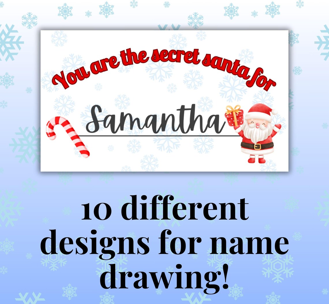 Secret Santa Questionnaire for Coworkers Office Party Employee Gift ...