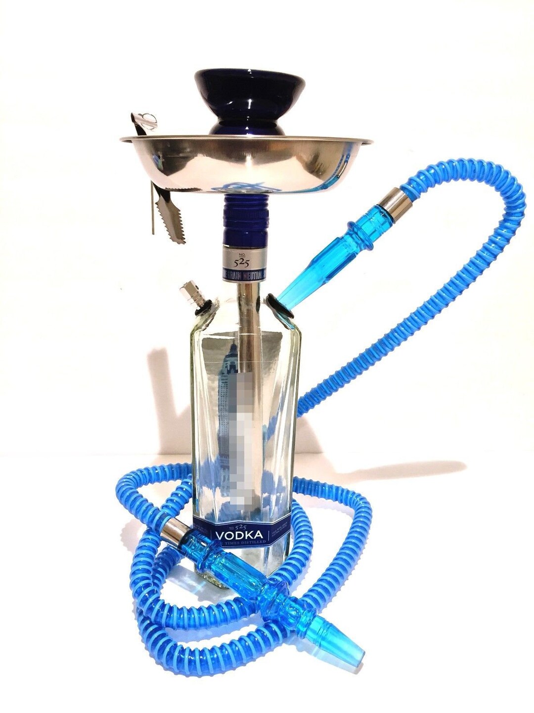 New Amsterdam® Hookah Shisha Narghile Chicha 1.75L Vodka Glass Bottle ...