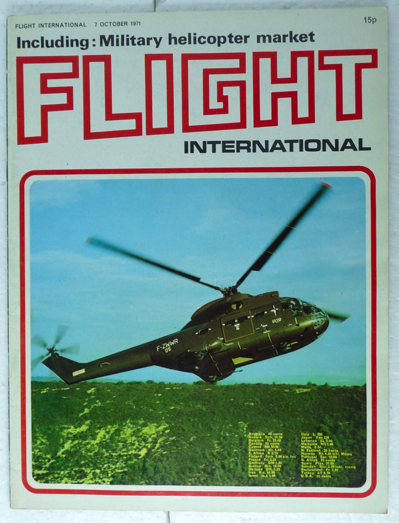 Vintage Rare Find, Flight International Magazine. - Etsy