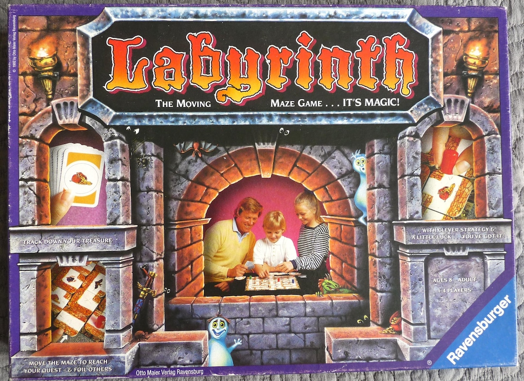 Vintage, Ravensburger Labyrinth, the Moving Maze Game... It's Magic! Dated 1992 - Etsy