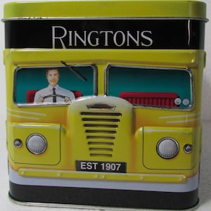 Vintage Ringtons Tea Delivery Truck Biscuit Tin - Etsy