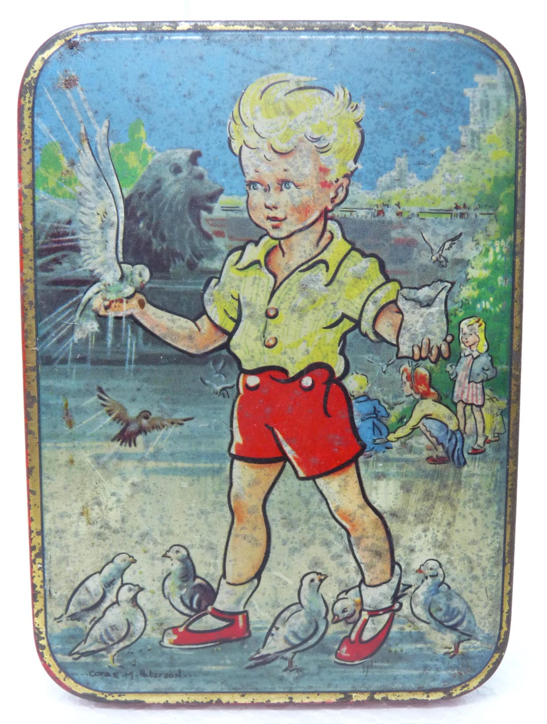 Vintage Rare Find, Edward Sharp & Sons Toffee Tin, Dated 1950's - Etsy