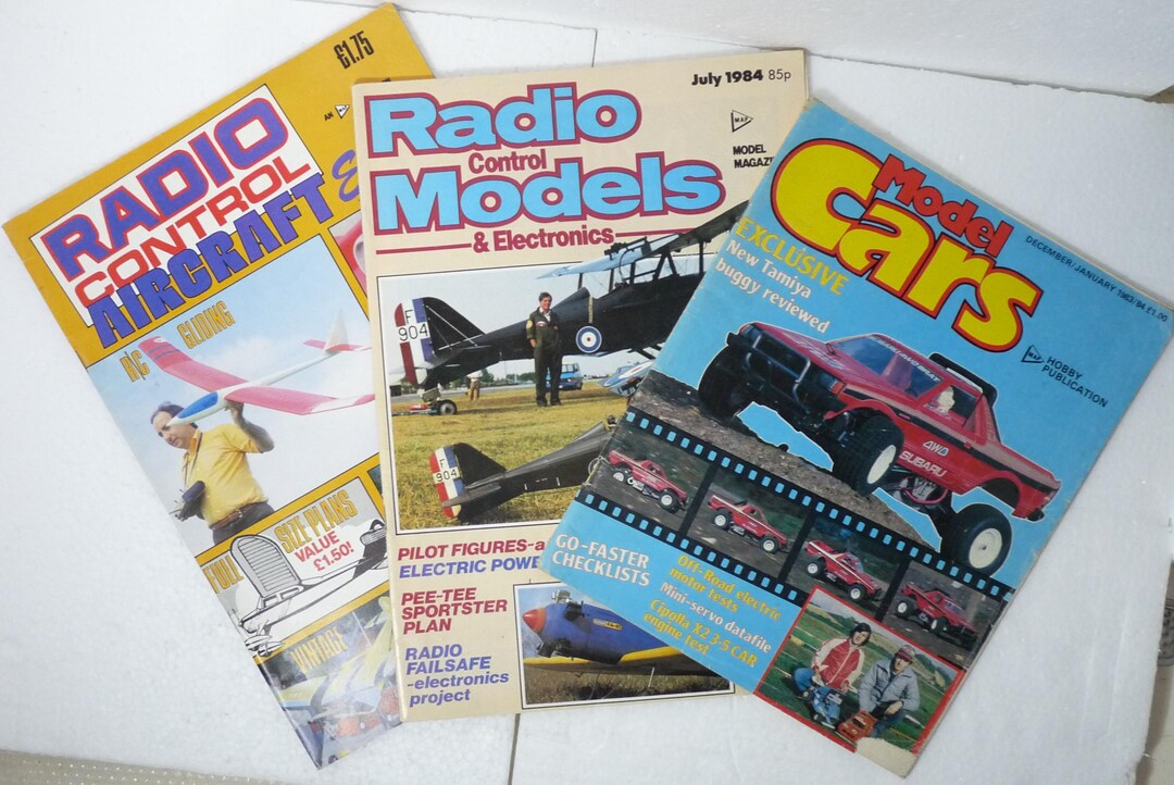 Vintage Rare Find, Radio Controlled Model Magazines. Dated 1980's - Etsy