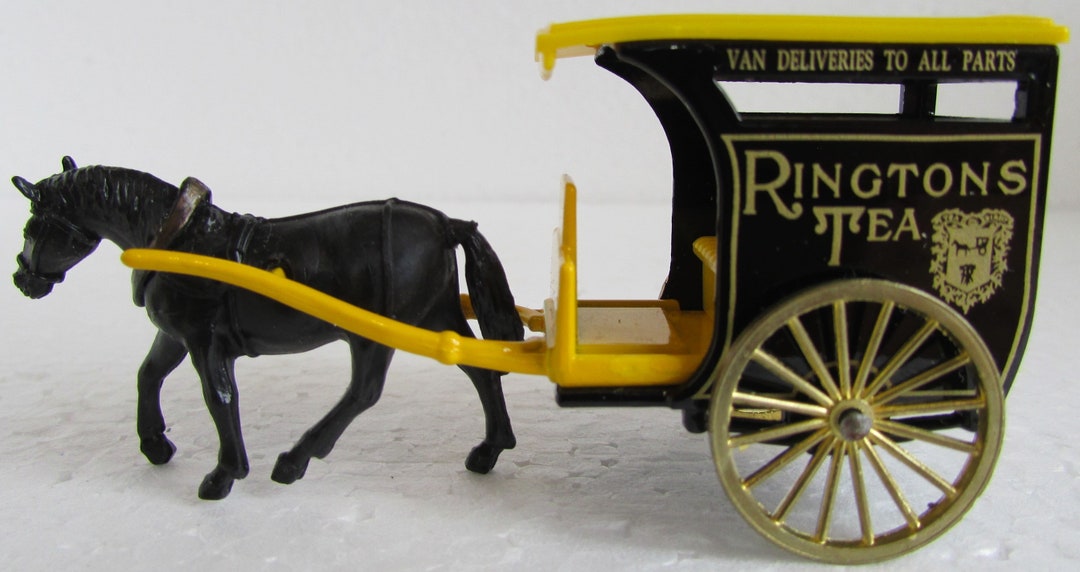 Vintage Lledo Ringtons Tea, Horse Drawn Delivery Van. #PM108001 1:76 ...