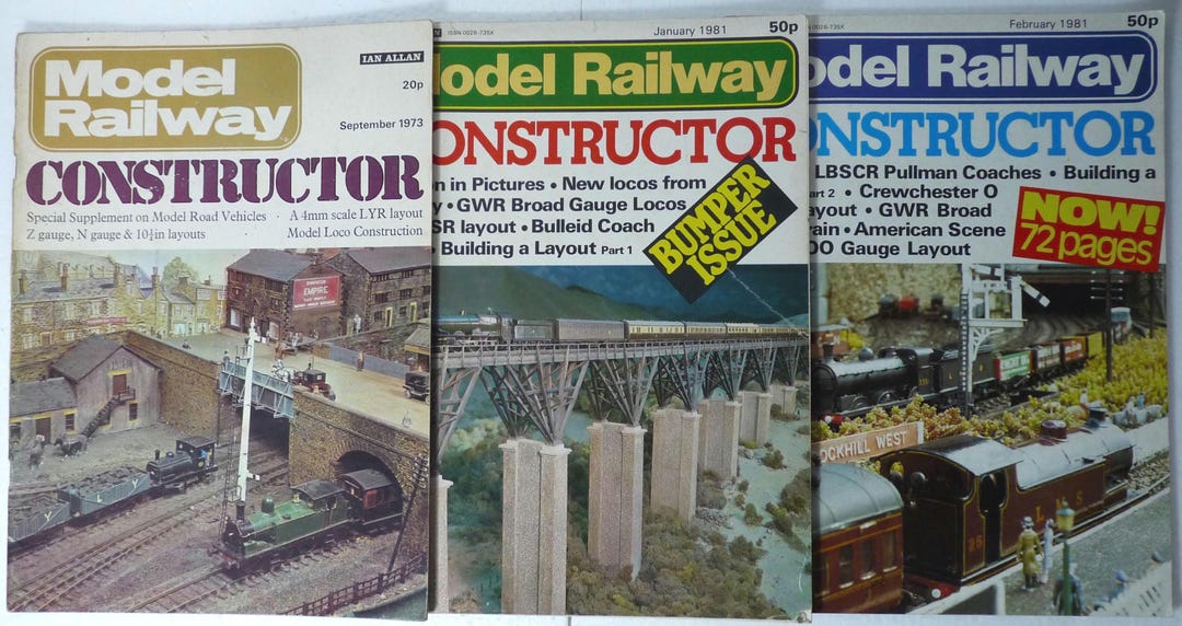 Vintage, Model Railway Constructor Magazine - Etsy