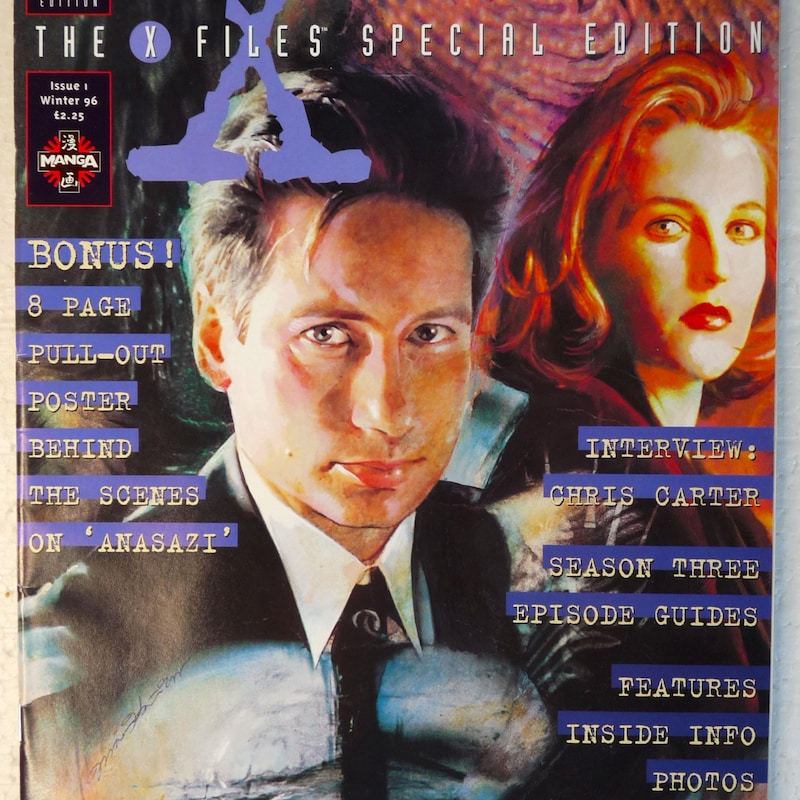 Vintage X Files Magazine - Etsy UK
