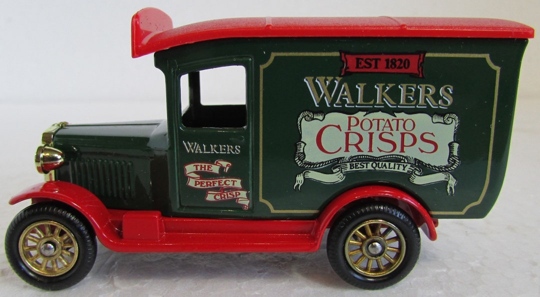 Vintage Lledo 1934 Chevrolet Walkers Crisps Delivery Truck. #DG21 1:76 ...