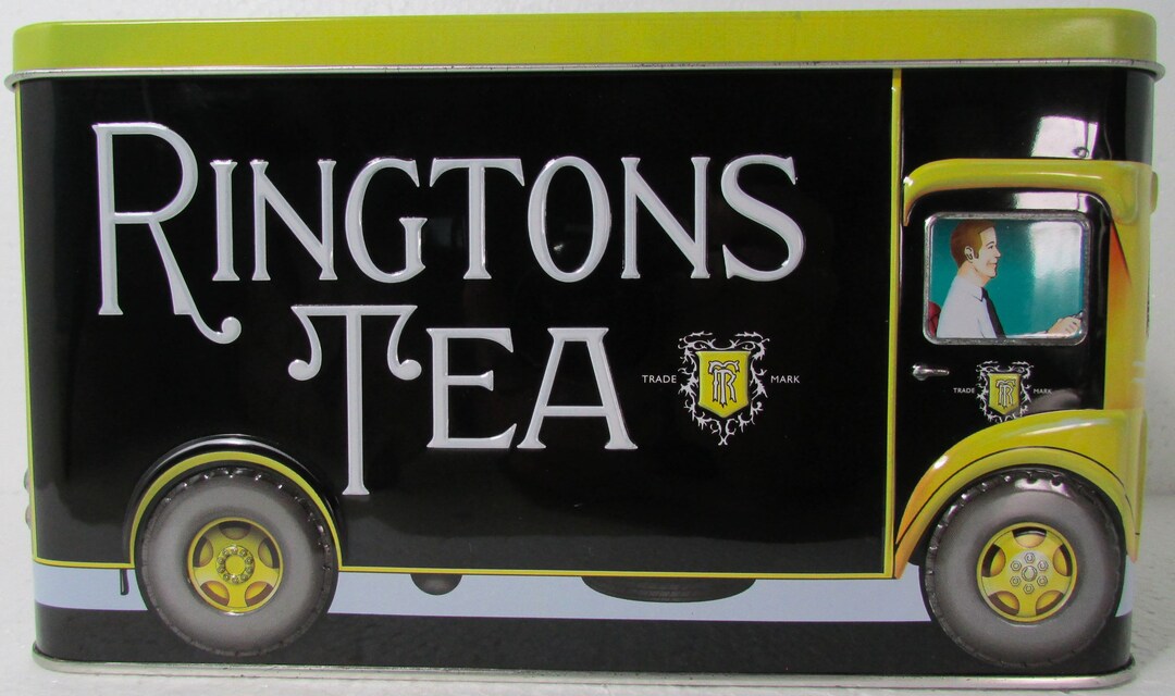 Vintage Ringtons Tea Delivery Truck Biscuit Tin - Etsy