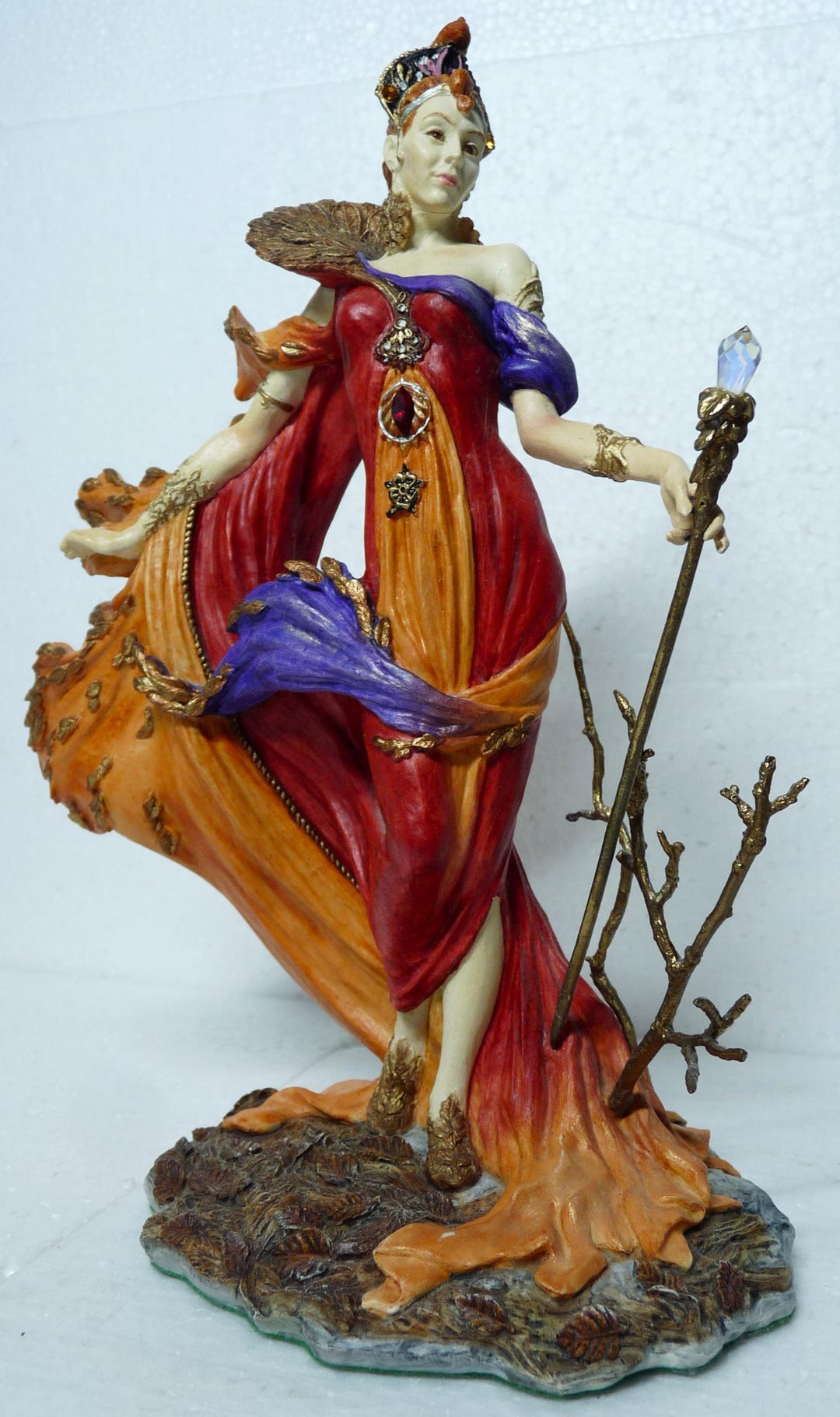 Vintage Figurine, Enchantica, Quillion the Autumn Witch. Limited ...