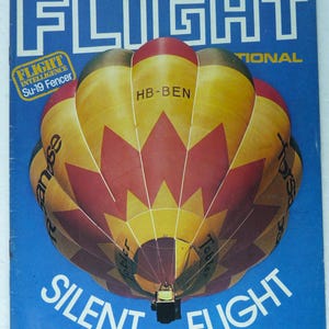 Vintage Rare Find, Flight International Magazine. - Etsy