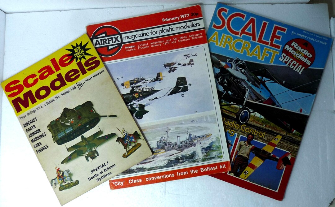 Vintage Rare Find, Scale Model Magazine - Etsy