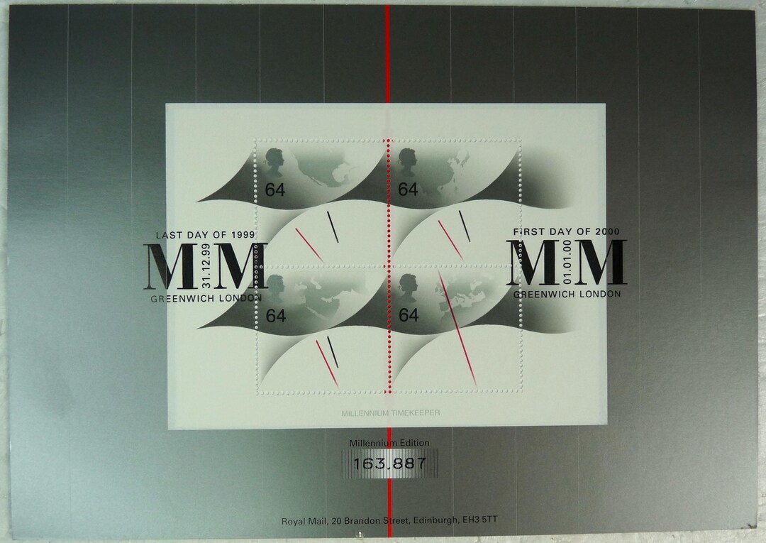 Vintage, Royal Mail Millennium Moment 1999-2000 First Day Cover Set ...