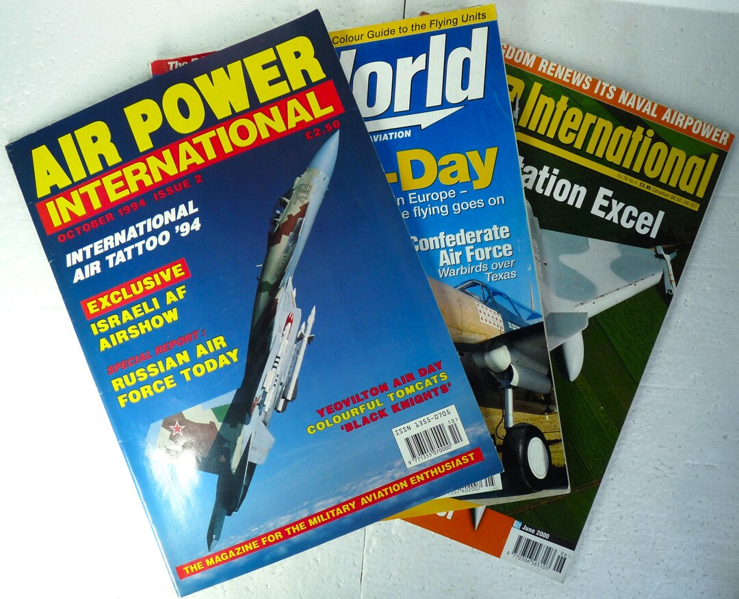 Vintage, Military & Civil Aircraft Magazines - Etsy