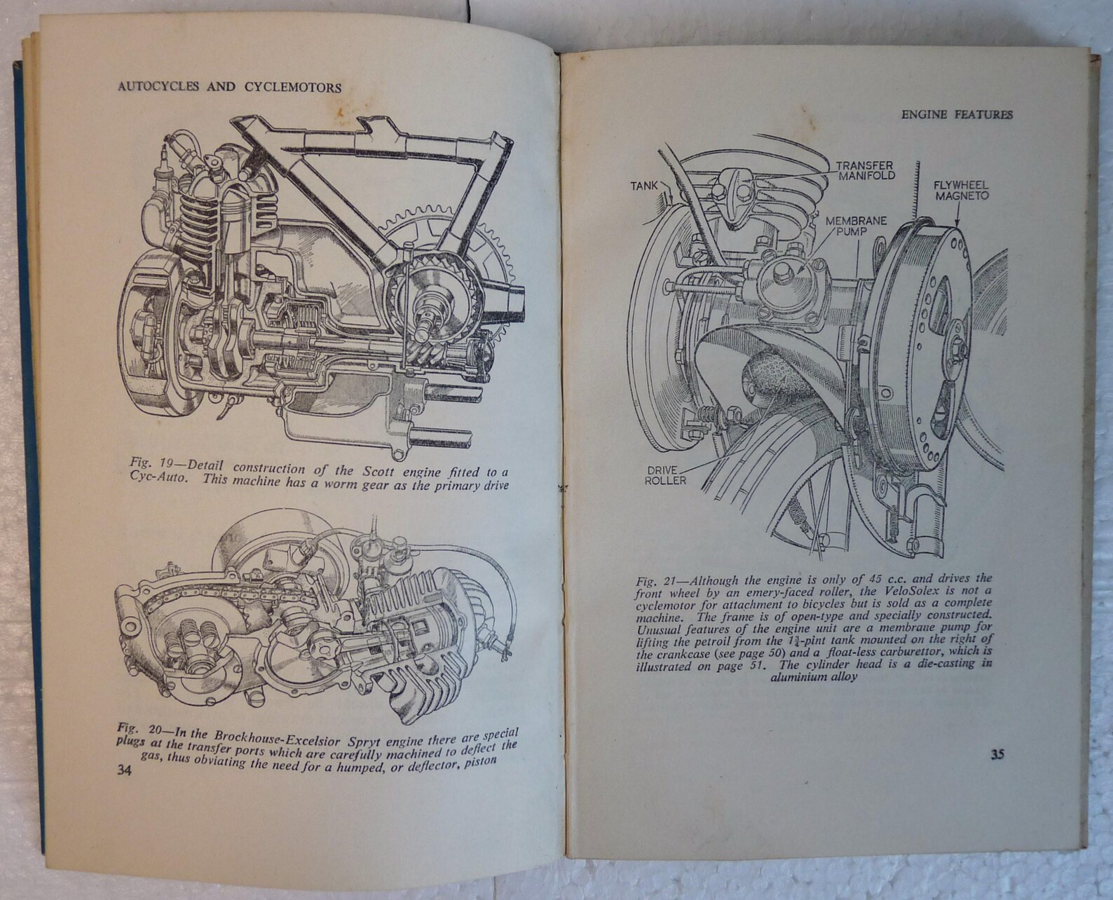 Vintage Rare Find, Autocycles & Cyclemotors by the Motor Cycle Staff ...